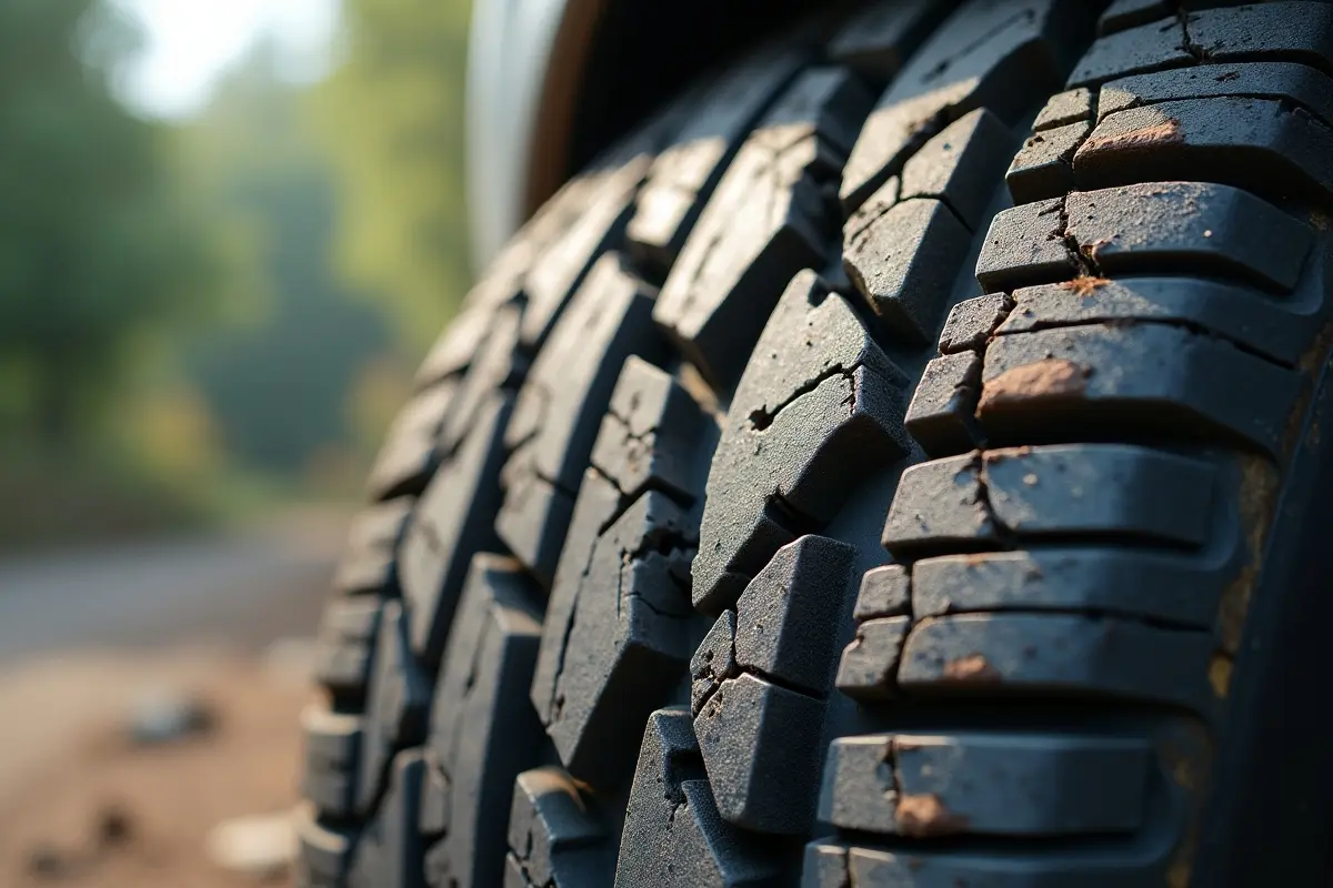 What Tire Sidewall Cracks Can Tell You About Aging Rubber